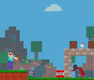 弓でゾンビを倒していくゲーム Noob Archer vs Stickman Zombie | 無料ゲームタイム